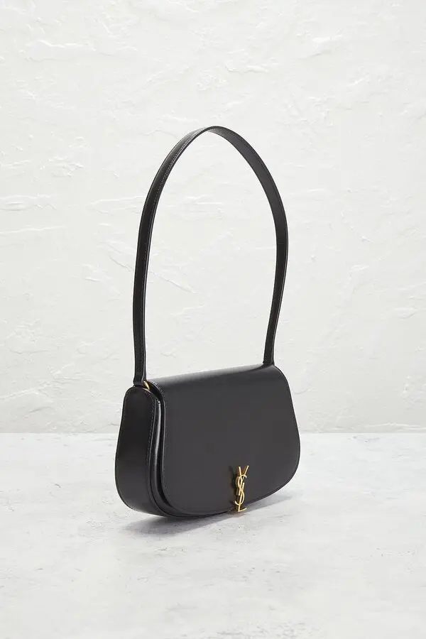 Saint Laurent Mini Shoulder Bag In Black