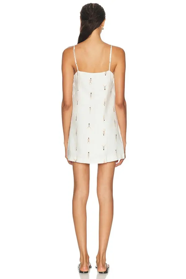 ELCE Siren Mini Dress In White