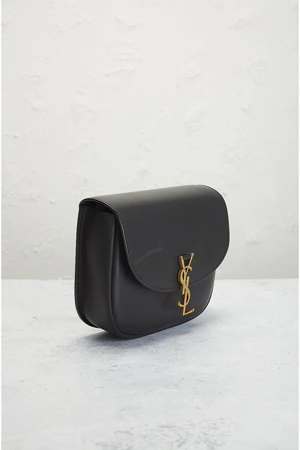 Saint Laurent Medium Kaia Satchel Bag In Black