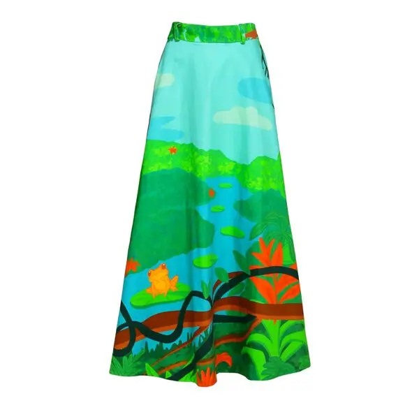 PINEAPPLES DON'T HAVE SLEEVES Amacayacu National Park Skirt