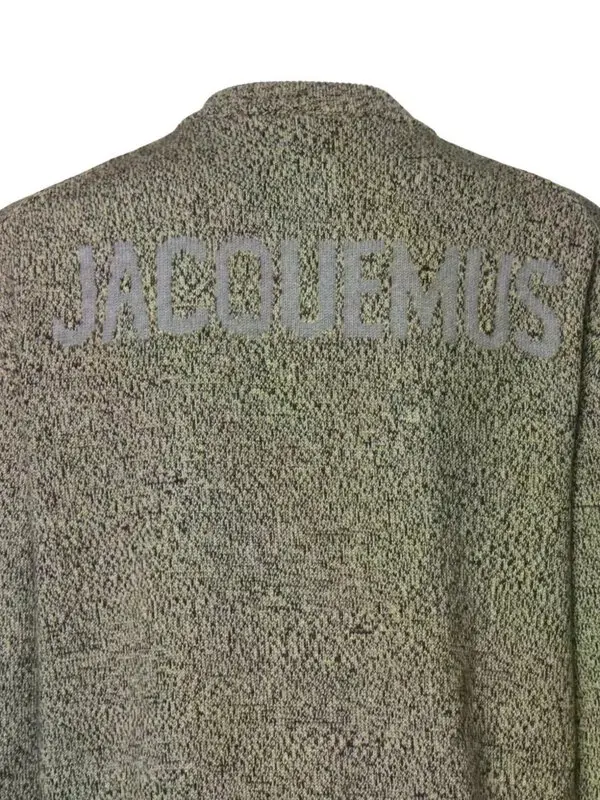 Jacquemus Logo-intarsia Wool Cardigan