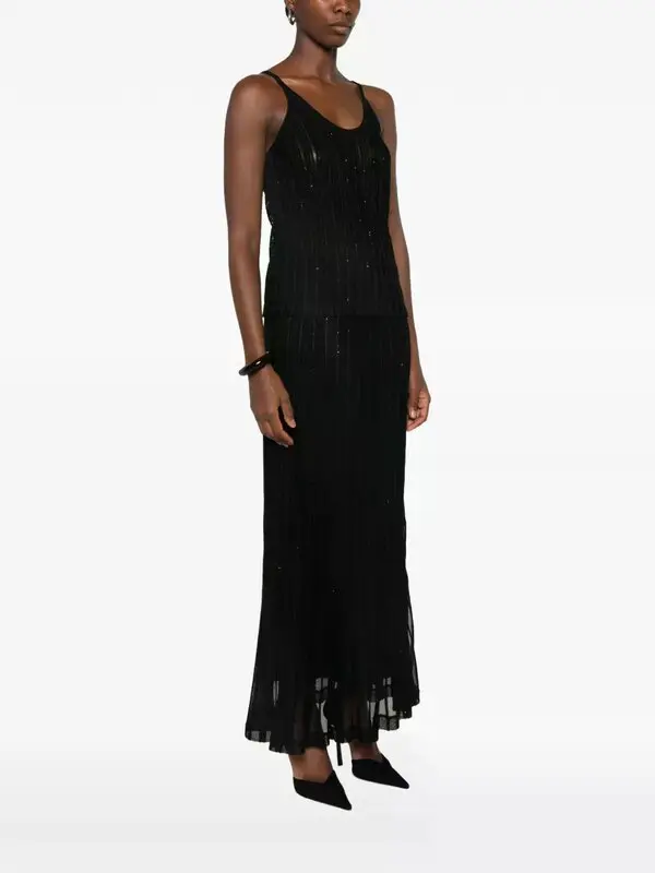 TOM FORD Sequin-embellished Ribbed-knit Top