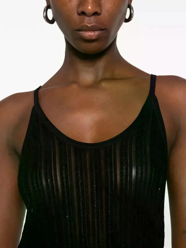 TOM FORD Sequin-embellished Ribbed-knit Top