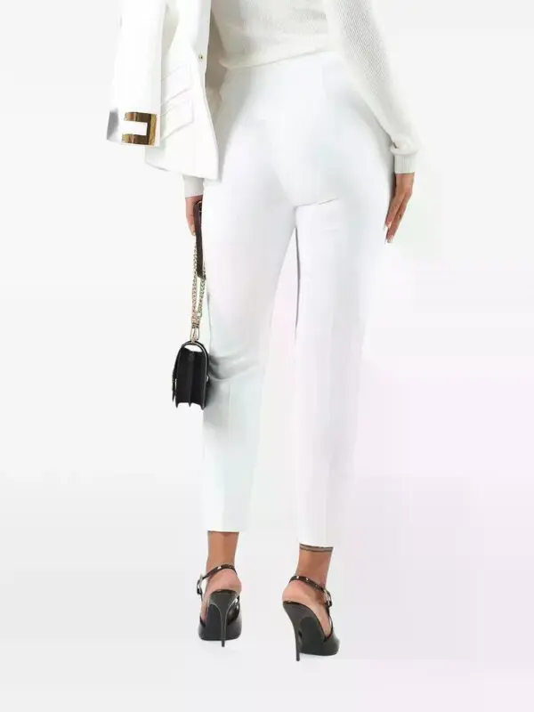 Elisabetta Franchi Trousers In Double Layer Stretch Crêpe
