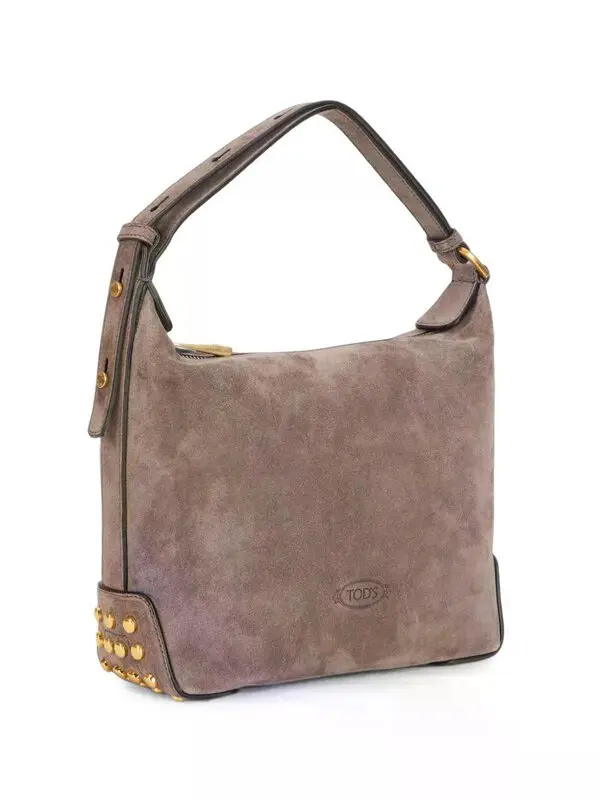 TOD'S Metal Dots Mini Bag In Suede