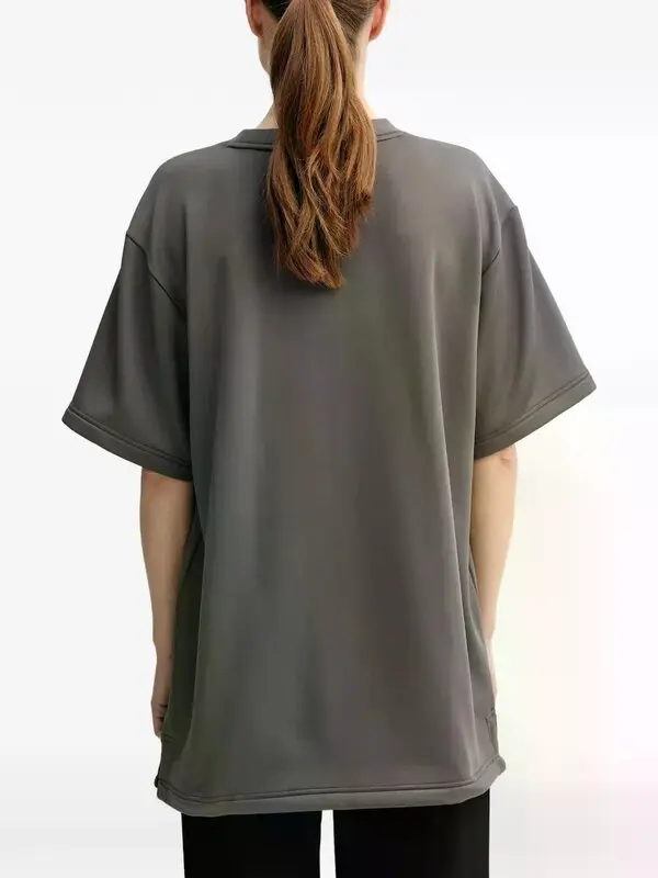 Rains Oversized Logo-patch T-shirt