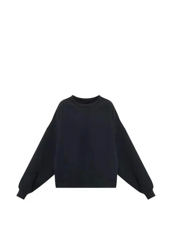Nike 24.7 Impossibly Soft Oversized Long-sleeve Sweatshirt - Black