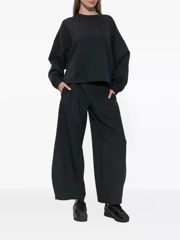 Nike 24.7 Impossibly Soft Oversized Long-sleeve Sweatshirt - Black