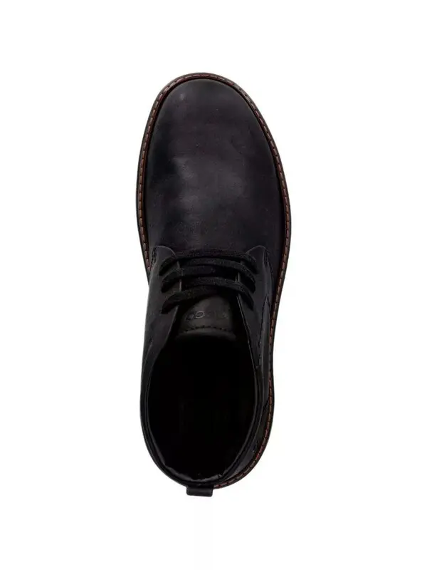 Ecco Jamestown Lace-up Leather Chelsea Boots