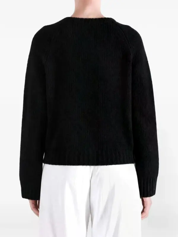 Auralee Ribbed-knit Raglan-sleeve Sweater