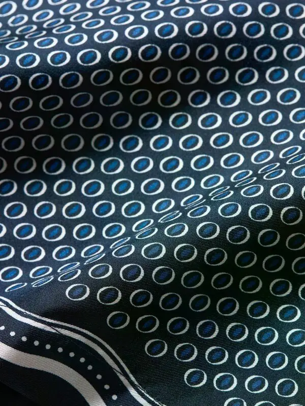 Orlebar Brown Maitan Geometric-print Silk Shirt