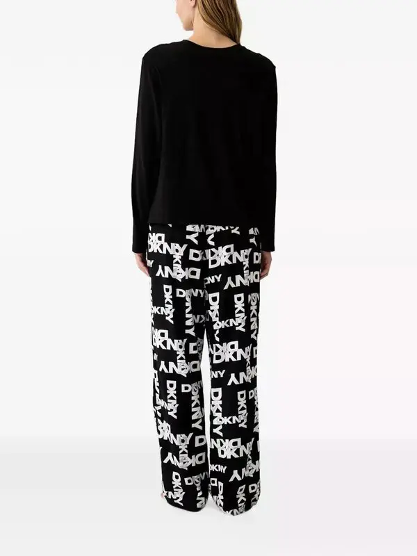 Dkny Logo-print Pajama Set