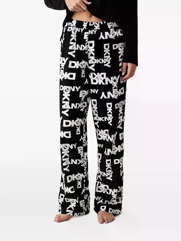 Dkny Logo-print Pajama Set