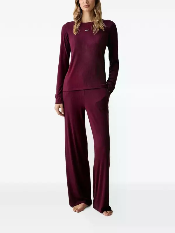 Dkny Ribbed-knit Pajamas
