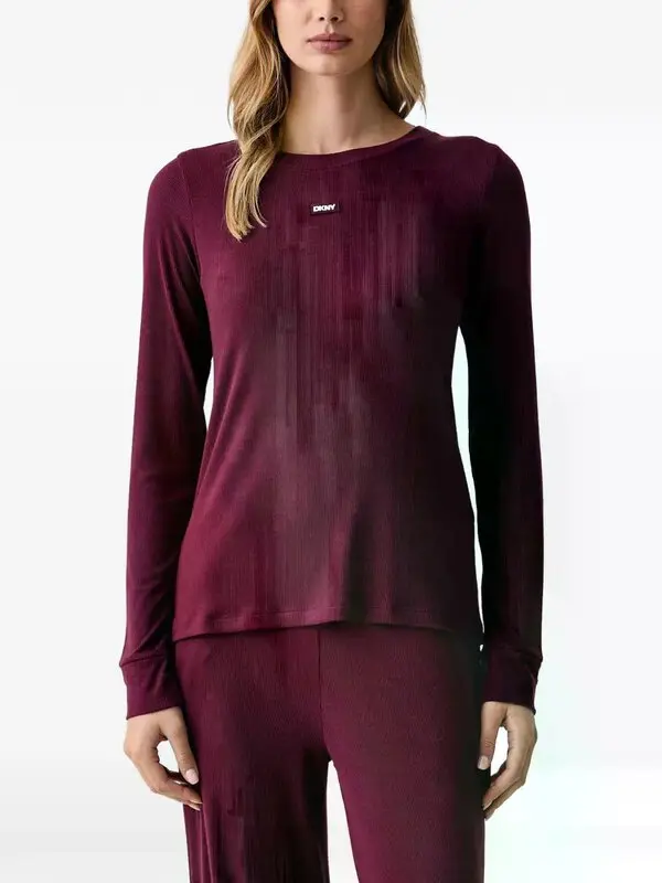 Dkny Ribbed-knit Pajamas