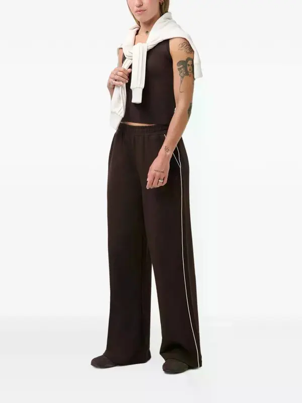 Sweaty Betty After Class Piping-detail Wide-leg Trousers