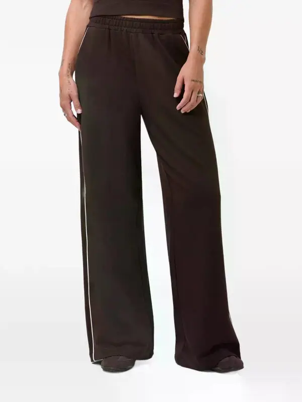 Sweaty Betty After Class Piping-detail Wide-leg Trousers