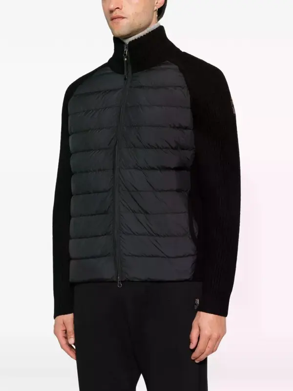 PARAJUMPERS Quilted Panelled Zip Up Jacket
