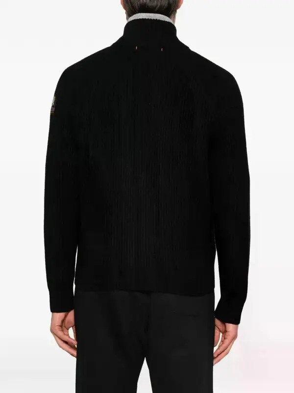 PARAJUMPERS Quilted Panelled Zip Up Jacket