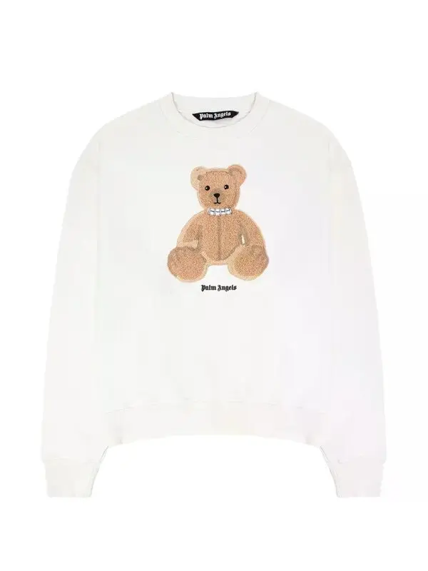 Palm Angels Bear-patch Sweater - Neutrals