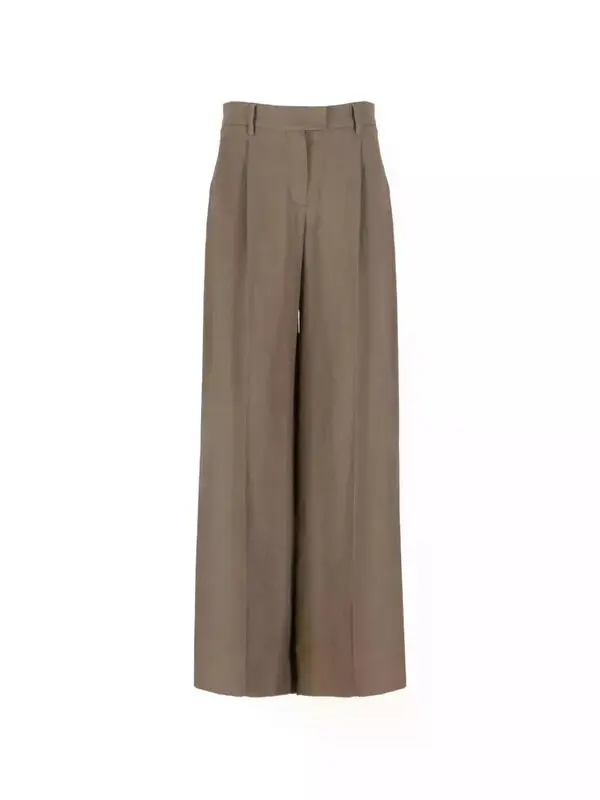 Brunello Cucinelli Pleated Wide-leg Trousers