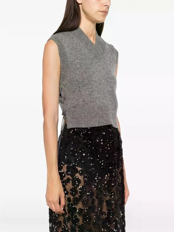 Cecilie Bahnsen Fleetwood Lace-up Vest