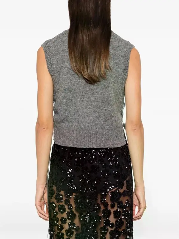 Cecilie Bahnsen Fleetwood Lace-up Vest