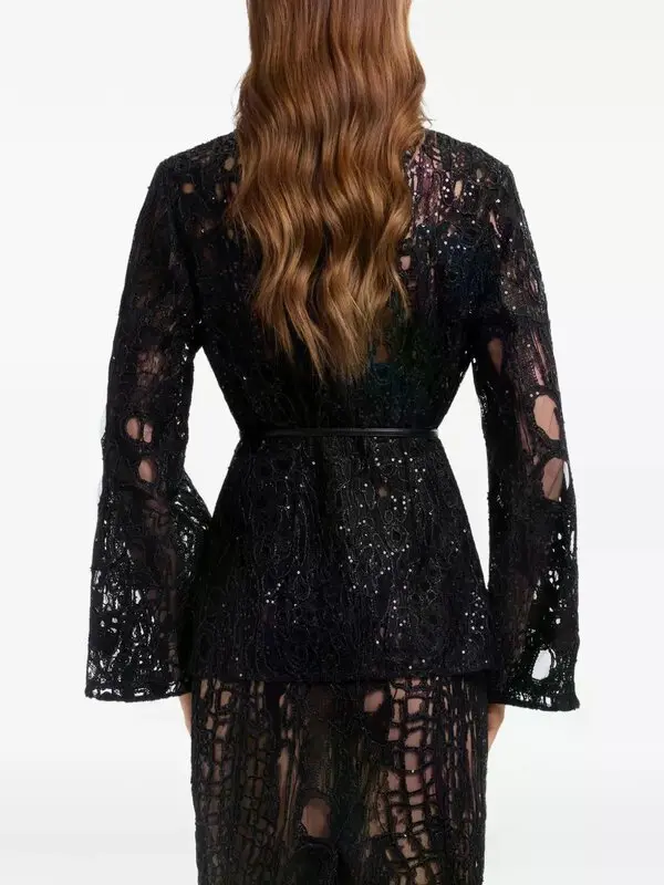 Elie Saab Sequin-embroidered Jacket