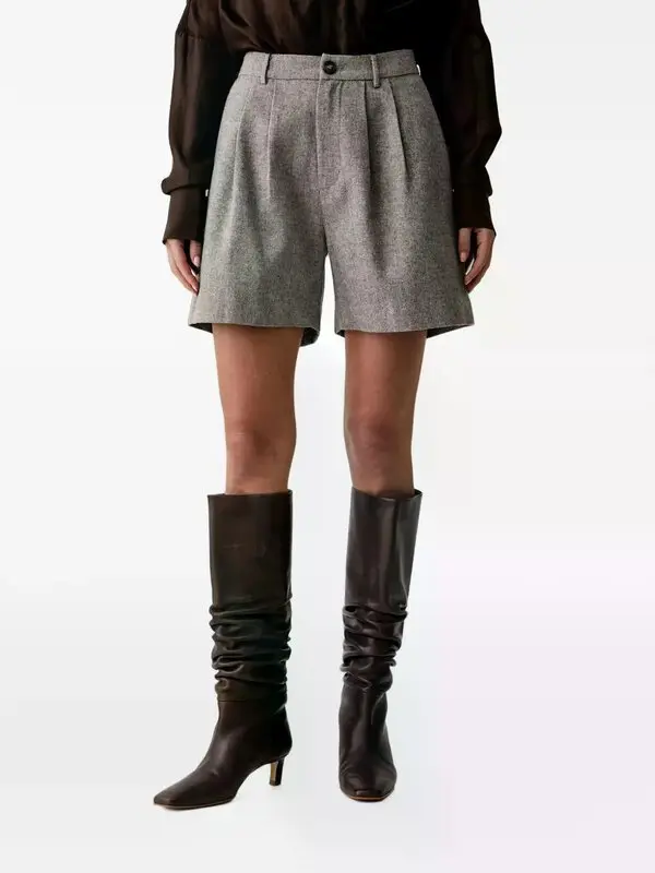 ELEH Pleated-detail Tailored Shorts