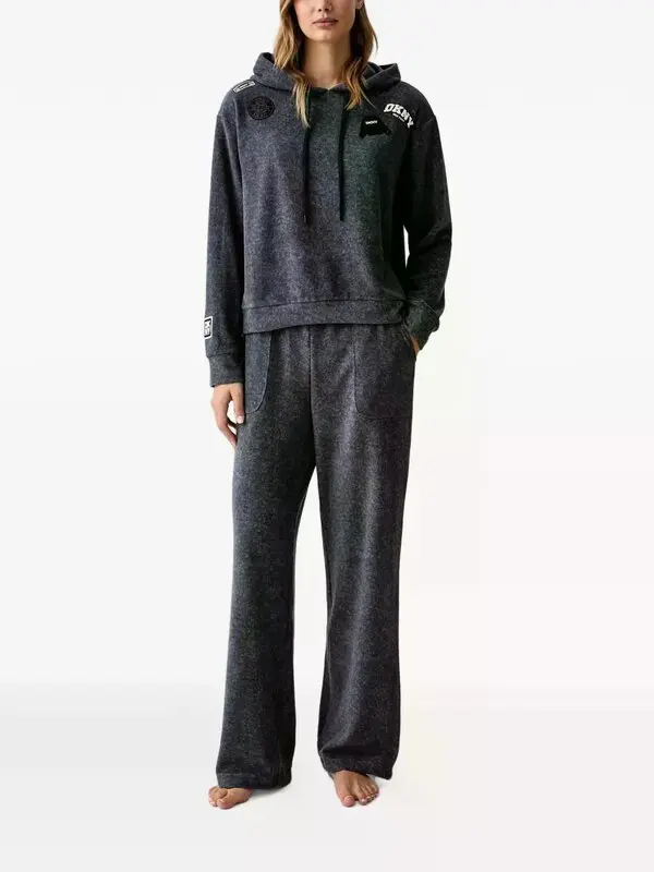 Dkny Logo-patch Pajama Set
