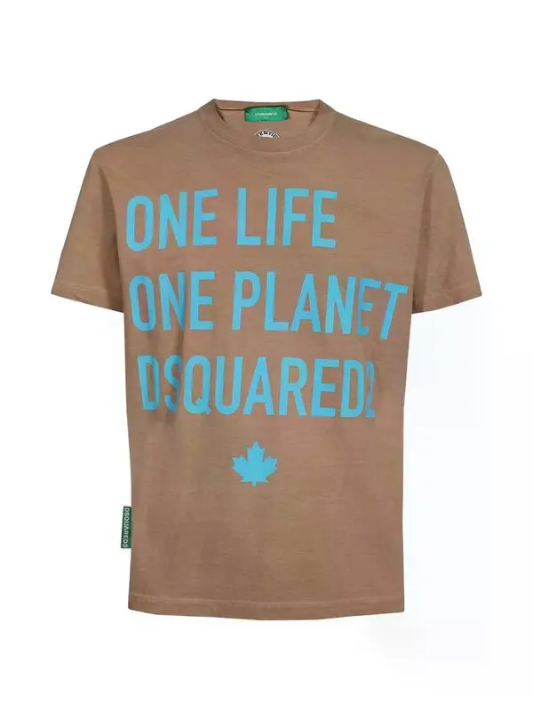 Dsquared2 One Life Slogan-print Crew-neck T-shirt