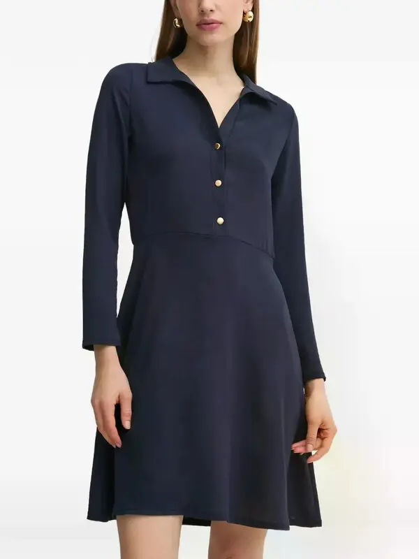 MORGAN Rdinar Button-up Long-sleeve Dress