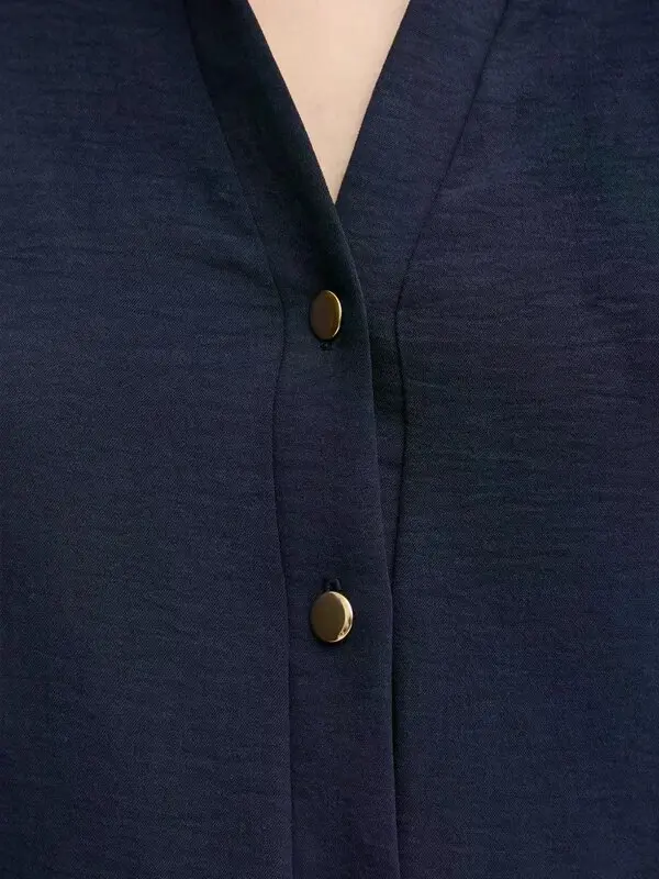 MORGAN Rdinar Button-up Long-sleeve Dress