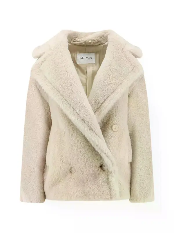 Max Mara Teddy Faux-fur Double-breasted Jacket