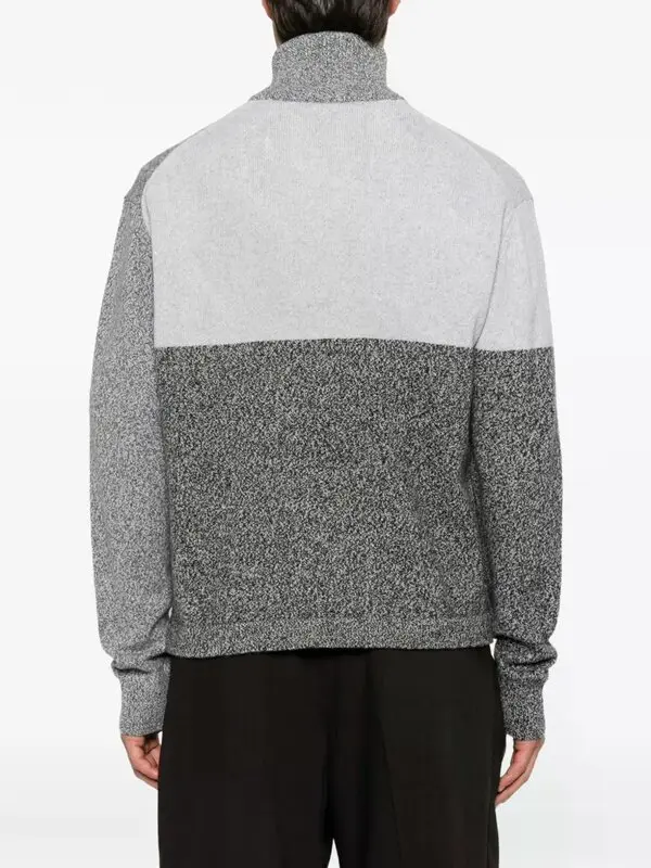 Jacquemus The Orlando Patchwork Half-zip Sweater
