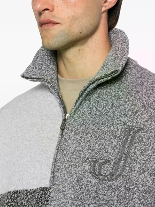Jacquemus The Orlando Patchwork Half-zip Sweater