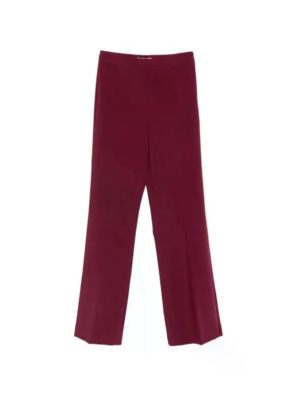 TWINSET Pressed-crease Wide-leg Trousers