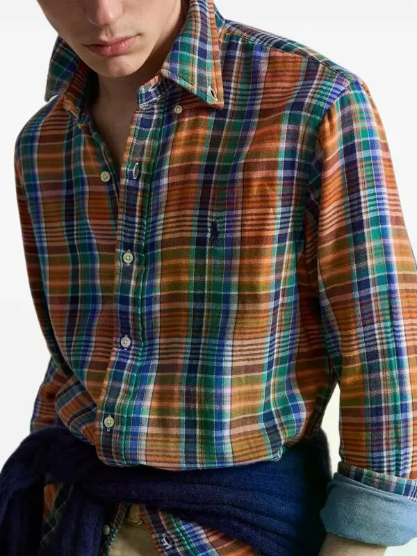 Polo Ralph Lauren Custom Fit Plaid Double-faced Shirt