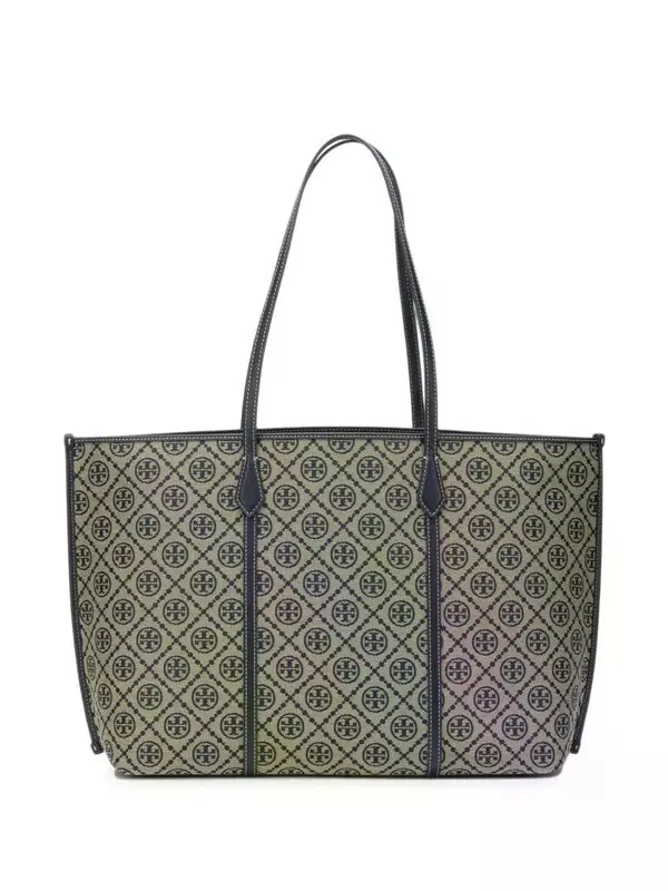 Tory Burch T Monogram Tote Bag - Blue