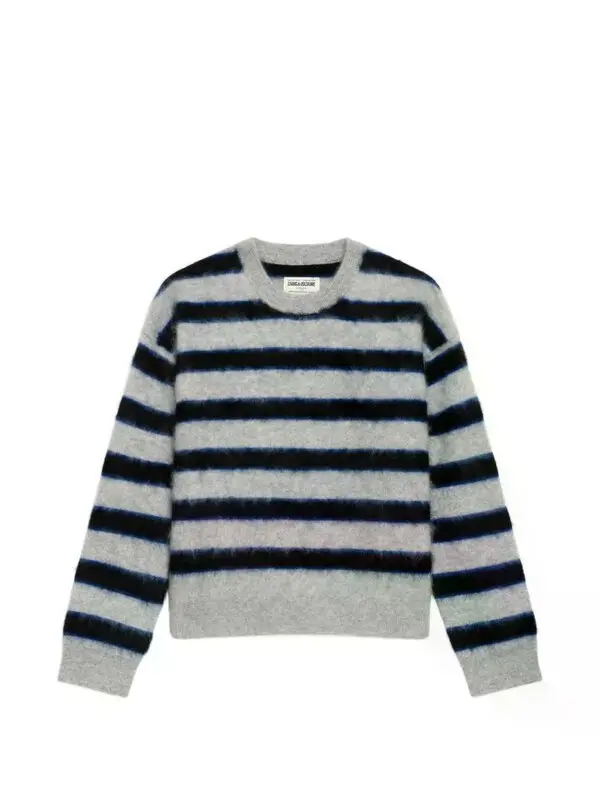 Zadig&Voltaire Markuz Jumper 100% Cashmere - Grey