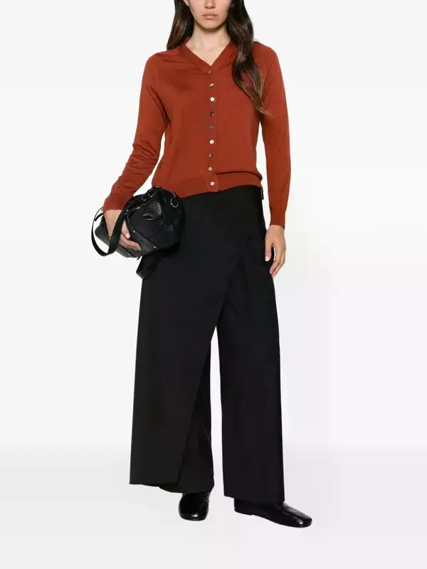 Alpha Studio Button-up V-neck Cardigan