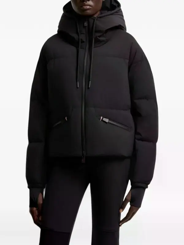 Moncler Quilted Hooded Coat