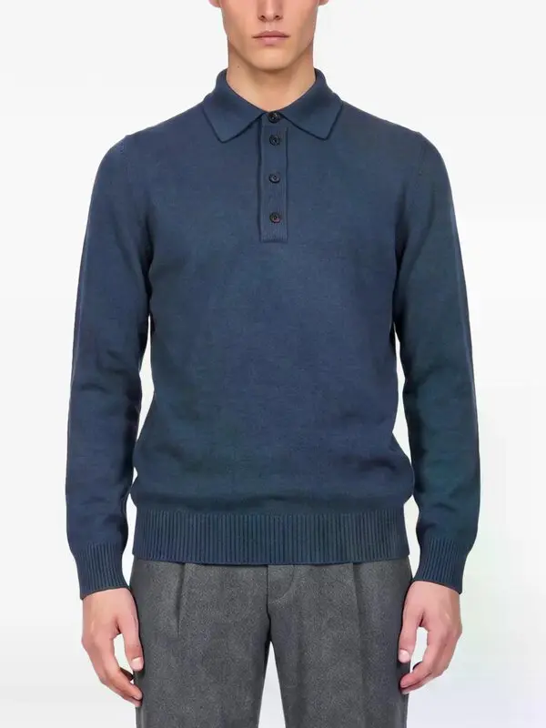 Zegna Long-sleeve Polo Shirt
