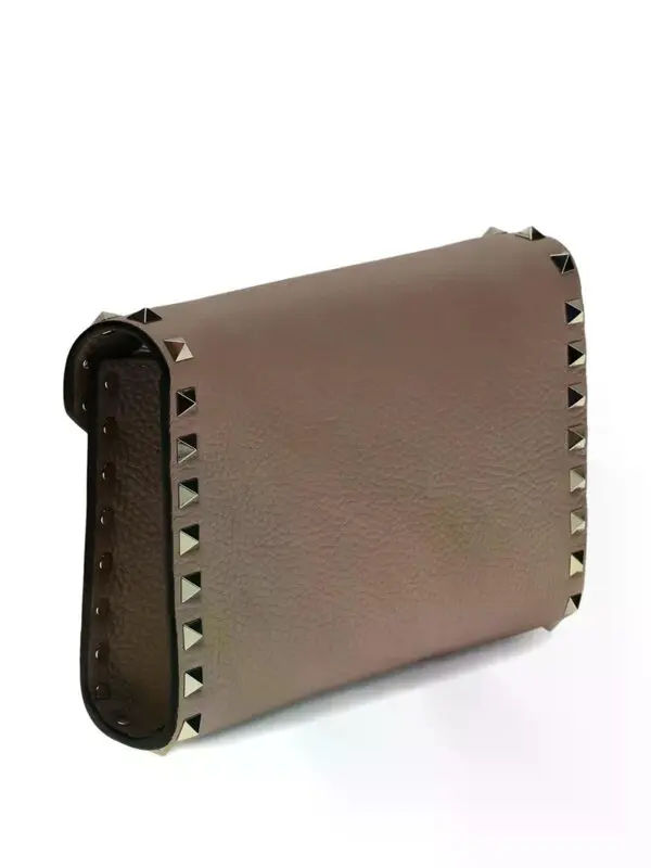 Valentino Garavani Mini Rockstud Pebbled Leather Shoulder Bag