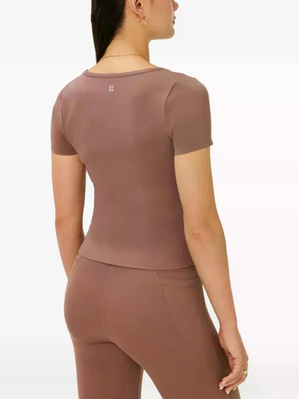 Sweaty Betty Ruched V-neck T-shirt