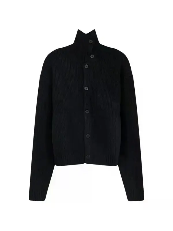 TONYWACK Ribbed-knit High-neck Jacket