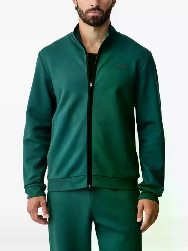 EA7 Zip-up Logo-print Tracksuit