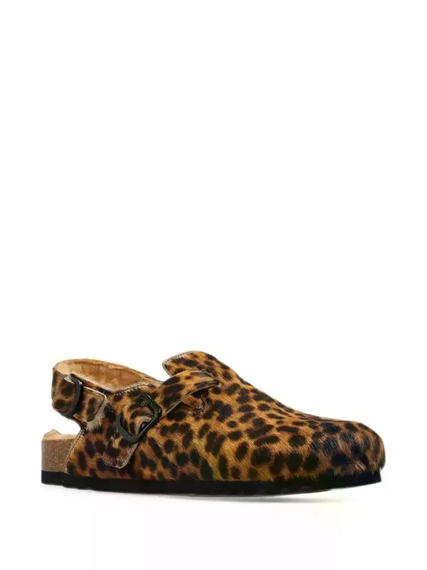 DR. SCHOLL'S SHOES Fae Leopard-print Mules
