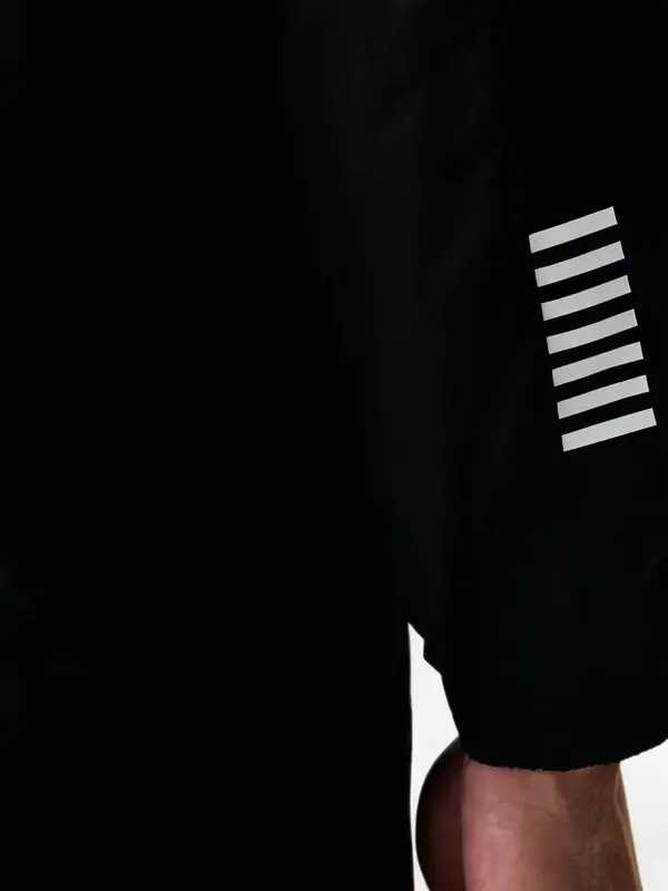EA7 Logo-print Press-stud Jacket