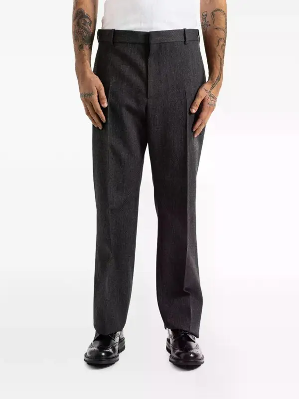 Balenciaga Pressed-crease Tailored Trousers